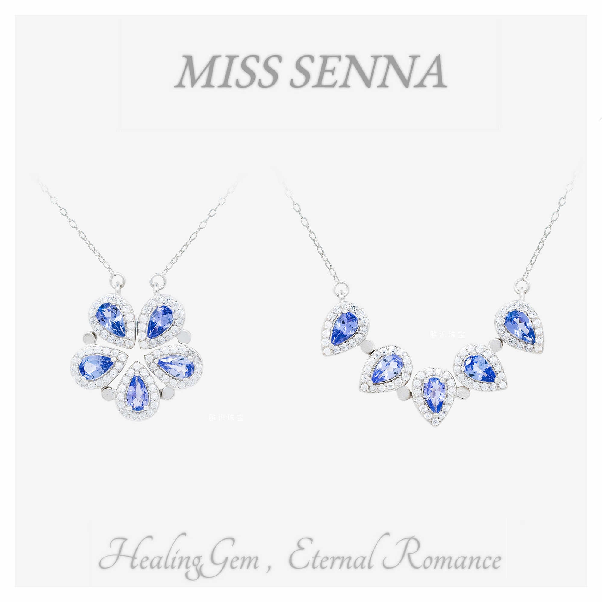 MISS SENNA Natural Gem Jewels Necklaces